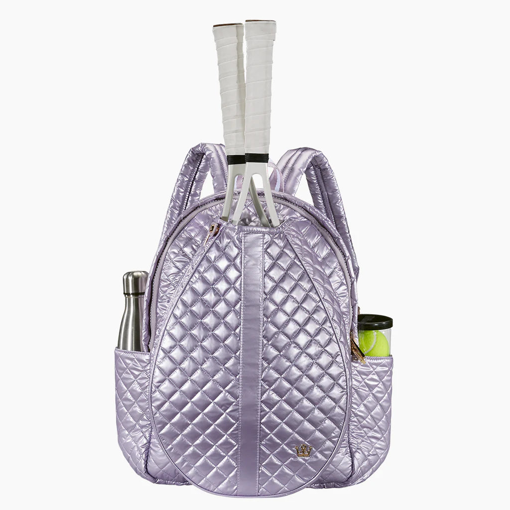 Oliver Thomas Wing Woman Tennis Backpack - Lavender Metallic