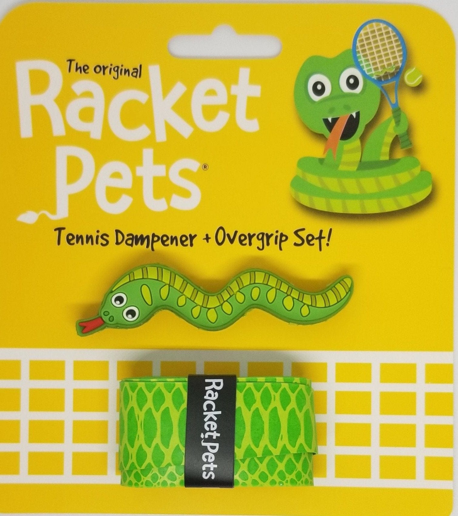 Racket Pets Snake Overgrip & Dampener Set